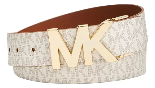 Cinto Michael Kors Feminino Original - Monograma Vanilla | Parcelamento ...