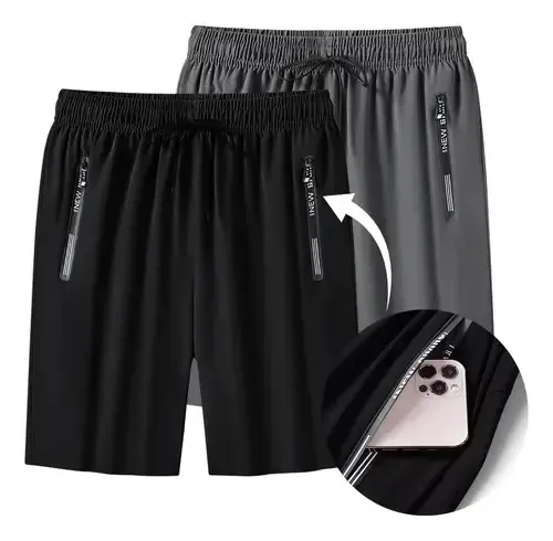 2 Pcs Short Cómodo Suelto Ejercicio Correr Gym Para Hombre | MercadoLibre