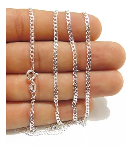 Corrente Cordão Masculino Prata 925k Grumet Fina 2mm 60cm | MercadoLivre Corrente Cordão Masculino Prata 925k Grumet Fina 2mm 60cm | MercadoLivre