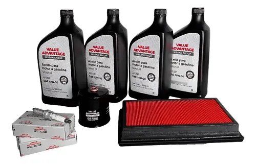 Kit Afinacion Original Para Nissan Tiida 2007-2017 10w30 | Envío gratis