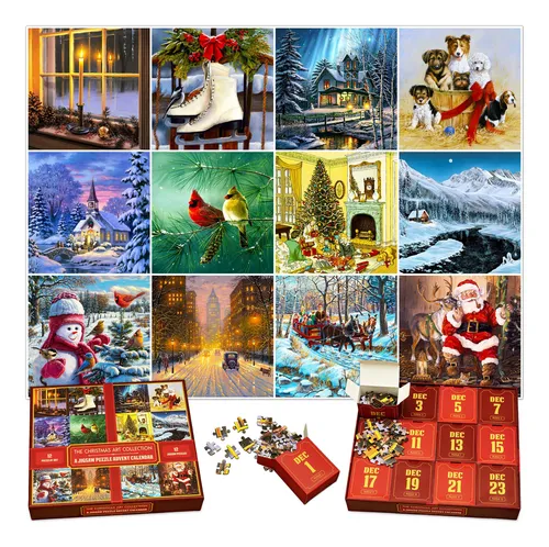 Jigsaw Puzzle Advent Calendar Mindmade 2024 W/ 12x100pc | MercadoLibre Jigsaw Puzzle Advent Calendar Mindmade 2024 W/ 12x100pc | MercadoLibre