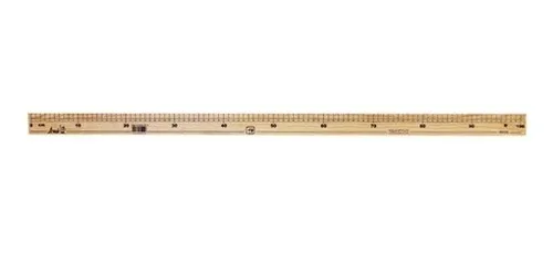 Regla Metro De Madera 100 Cm Mercadolibre