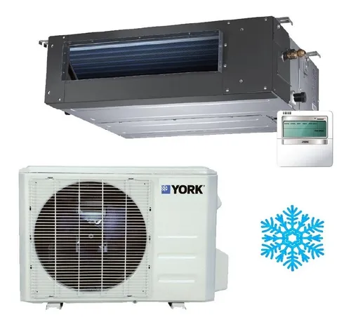 Aire Acondicionado Fan And Coil York 2 Ton Inverter Solo Frio Meses Sin