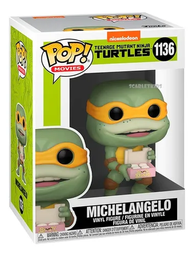 Funko Pop Michelangelo 1136 Tortugas Ninjas Original Scarlet Funko Pop Michelangelo 1136 Tortugas Ninjas Original Scarlet