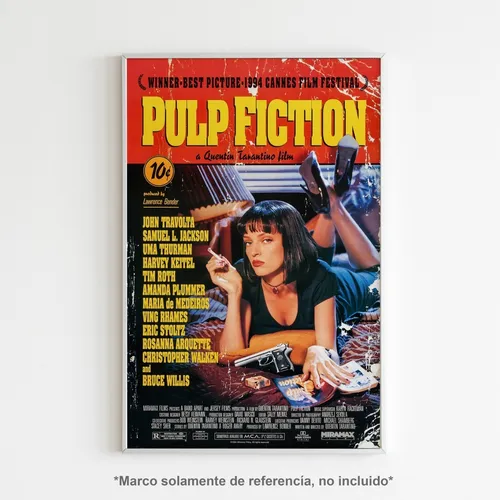 Poster Pulp Fiction Meses Sin Interés