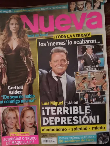 Luis Miguel En Revista Nueva Febrero 2015 Grettell Valdez | MercadoLibre