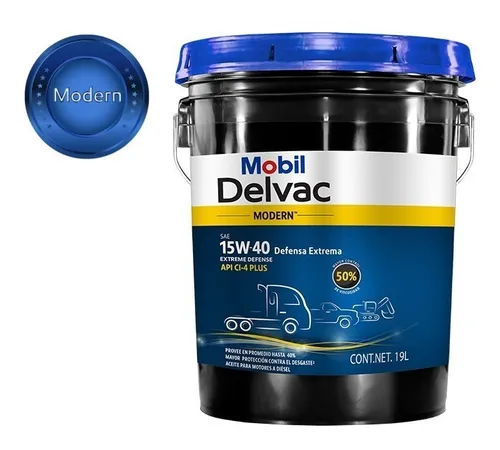 Aceite Mobil Delvac Modern Ed Tapa Azul 15w40 Cubeta 19lts | Envío gratis Aceite Mobil Delvac Modern Ed Tapa Azul 15w40 Cubeta 19lts | Envío gratis