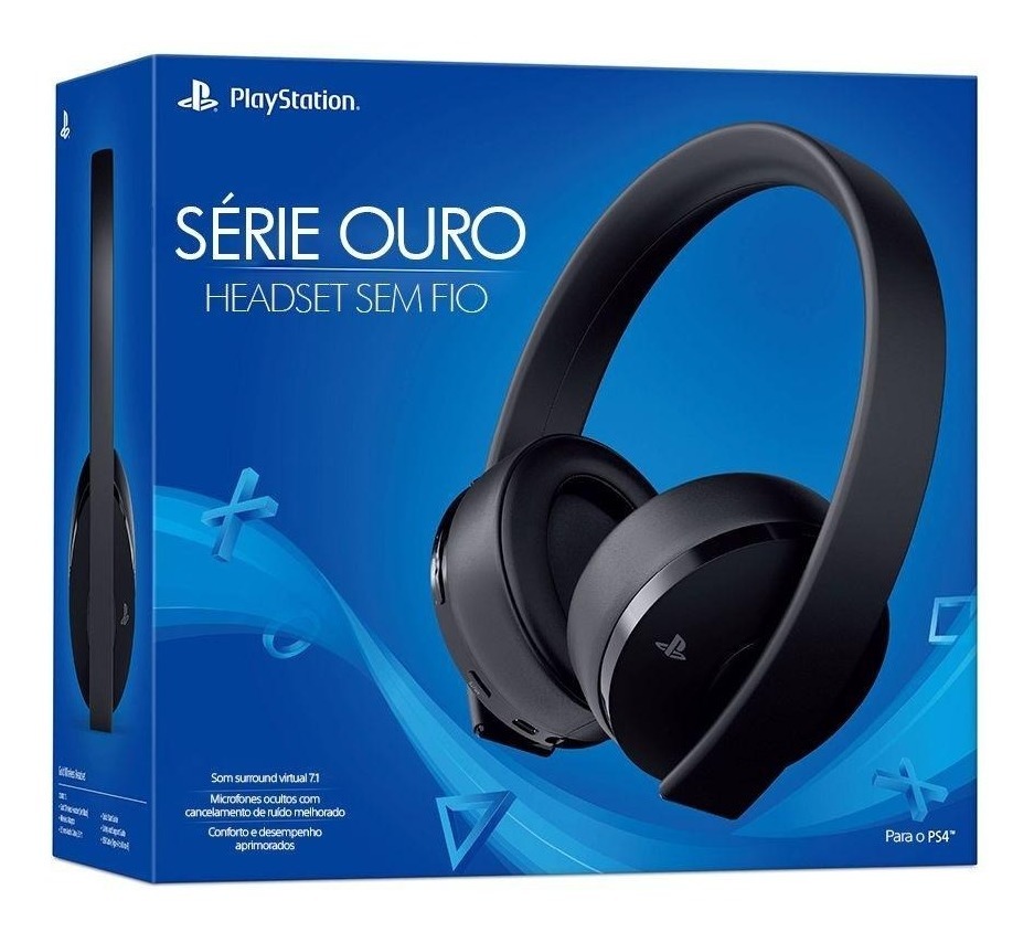 Headset Gamer Sony Série Ouro 71 Sem Fio Ps4 E Ps4 Vr Mercado Livre