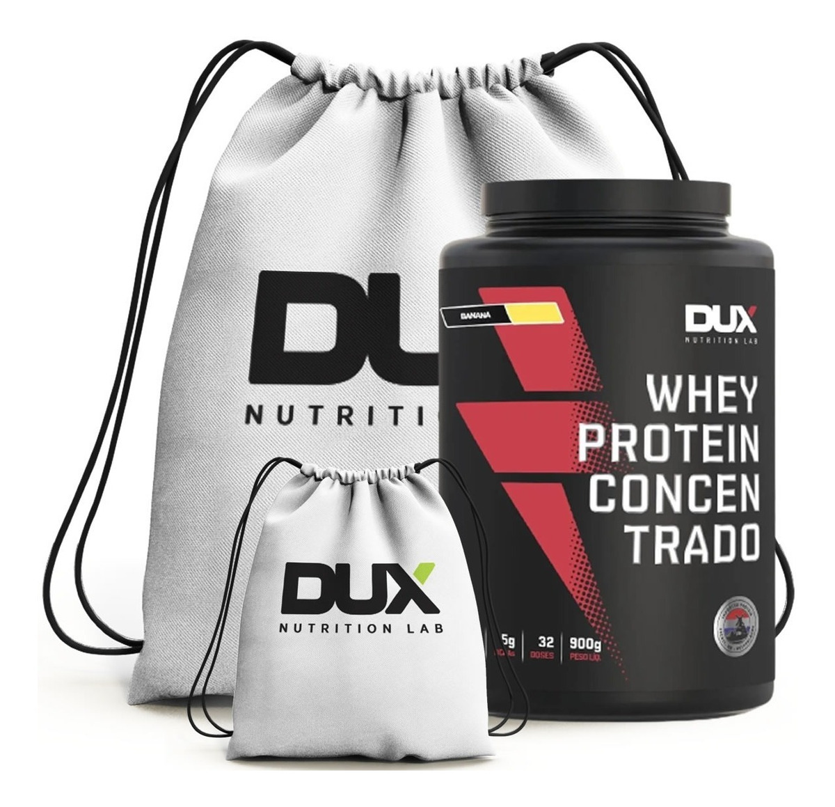 Whey Protein Concentrado 900g Brinde Dux Nutrition Mercado Livre