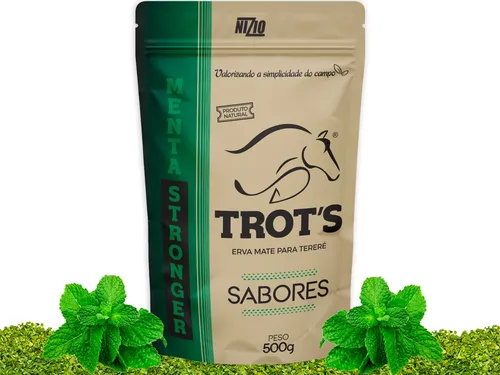 Erva De Terere Trots Sabor Menta Intenso Premium 500g Parcelamento