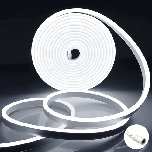 Tira Led Luces Neon Flex Ip65 Alto Brillo Exterior 5m 12v Meses Sin