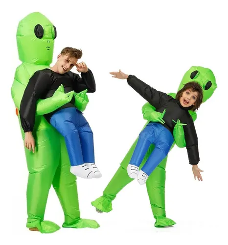 Alien Inflables Disfraz Cosplay Adulto Y Niños Para Halloween Navidad ...