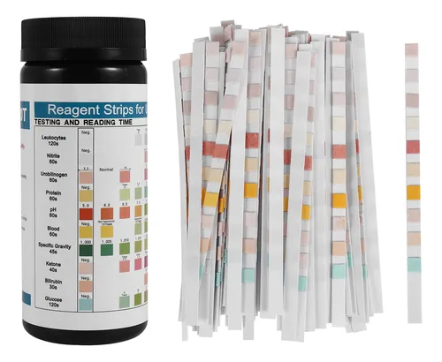 100 Tiras, Tira Reactiva De Orina, 10 Parámetros | MercadoLibre
