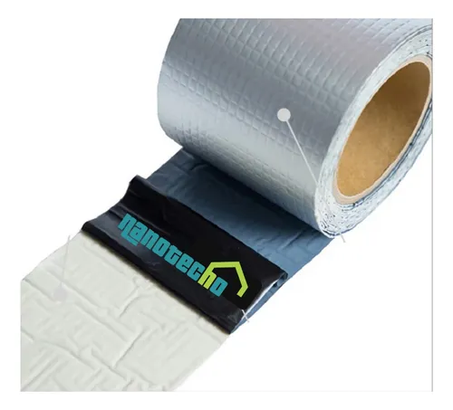 Cinta Impermeable Adhesiva Tapa Goteras Y Fugas 10cm X 10mt