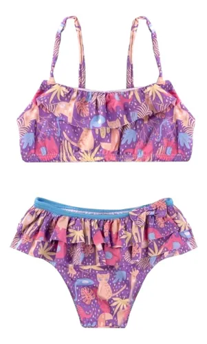Biquini Infantil Moda Praia Infantil Biquini Para Menina Mercadolivre