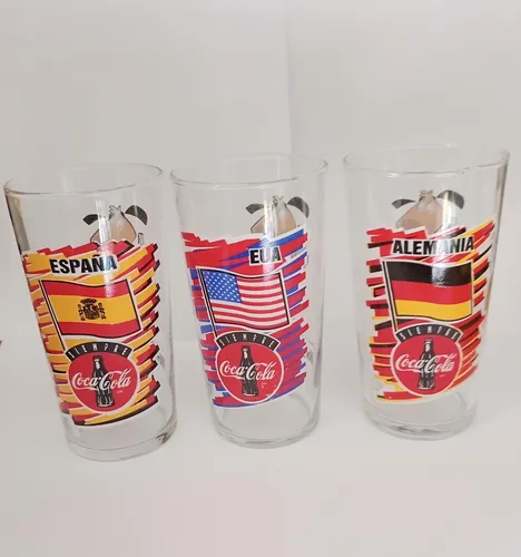 Vaso Vidrio Coca Cola Mundial Usa 1994 Promocional Original | Meses sin intereses