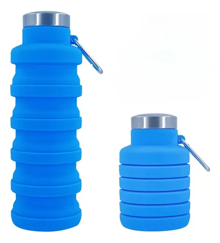 Botella De Agua De Silicona Plegable Portátil | Meses sin interés