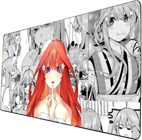 Mouse Pad Grande Itsuki Nakano Quintillizas Anime 40x90cm Meses Sin