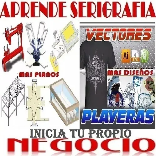 Planos Vectores Serigrafia Mas Aprende | Cuotas sin interés Planos Vectores Serigrafia Mas Aprende | Cuotas sin interés