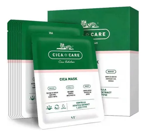 Mascarillas Coreanas Premium Vt Cica Pack 10 Unid Cuotas Sin Interés