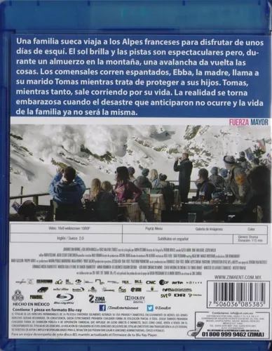 Fuerza Mayor Turist Force Majeure Pelicula Blu-ray en venta en Benito ... Fuerza Mayor Turist Force Majeure Pelicula Blu-ray en venta en Benito ...