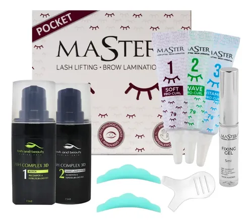 Kit Master Pocket Lash Lifting + Combo Complex 3d | Frete grátis