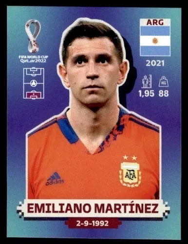 Figurinha Goleiro Emiliano Martínez Arg3 Argentina Copa 2022 | MercadoLivre Figurinha Goleiro Emiliano Martínez Arg3 Argentina Copa 2022 | MercadoLivre