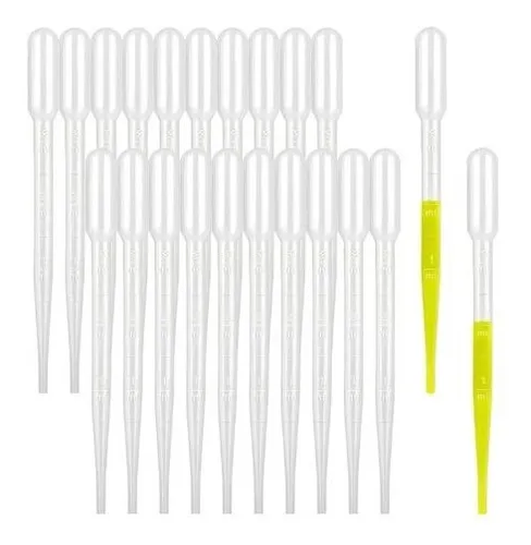 Pipeta Gotero Plastica De Transferencia Pasteur 3ml Con 500 | Envío gratis