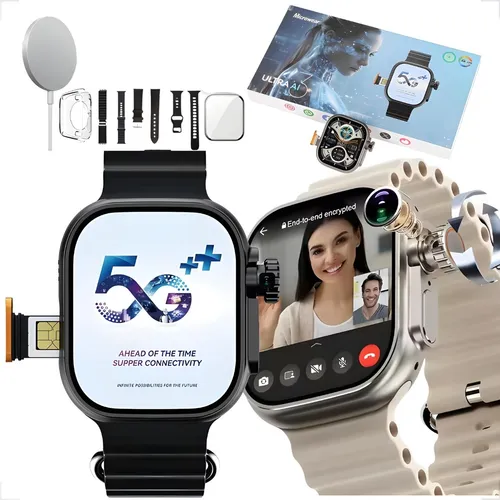 Smartwatch Ultra 3 Ai 5g Wifi Celular Gps Original Pulseiras | Frete grátis