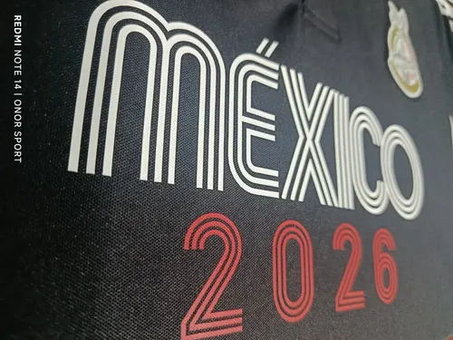 Playera Selección Mexicana Mundial México 2026 Polo Negra | Envío gratis