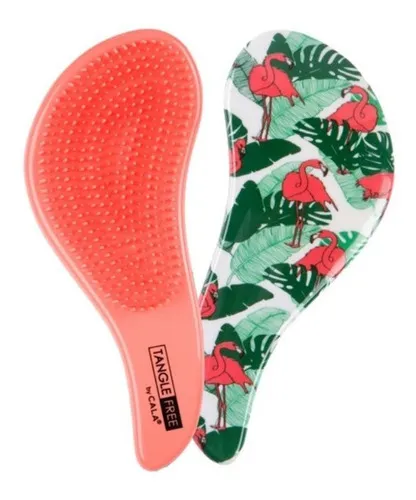 Tangle Free Hair Brush Cala Cepillo Desenredante Color Flamingos para ...