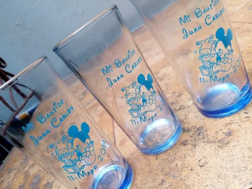 Vaso Personalizado Cubero Bautizo Boda 20pzas Fondo De Color En Venta En Coyoacán Distrito