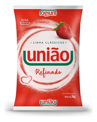 Açúcar União Refinado 5 Unidades De 1kg | MercadoLivre