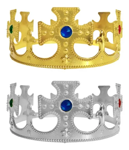 Sombrero Diadema Corona Rey Gorro Disfraz Para Fiesta 12 Pzs | MercadoLibre