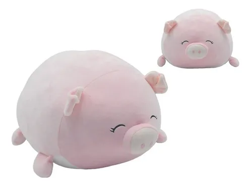 Cojín Peluche Almohada Soft Cerdito Chancho Chanchito 40cm | Cuotas sin interés