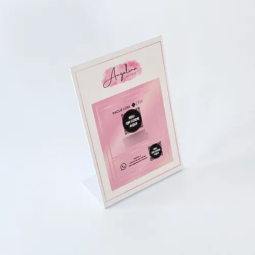 Placa Pix Qr Code Personalizado Com Sua Logo Display | Parcelamento sem ... Placa Pix Qr Code Personalizado Com Sua Logo Display | Parcelamento sem ...
