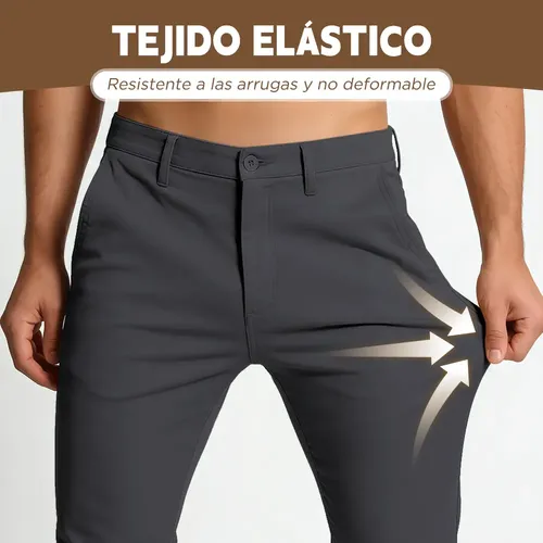 Pantalon Skinny De Gabardina Stretch Para Hombre Jeans | MercadoLibre