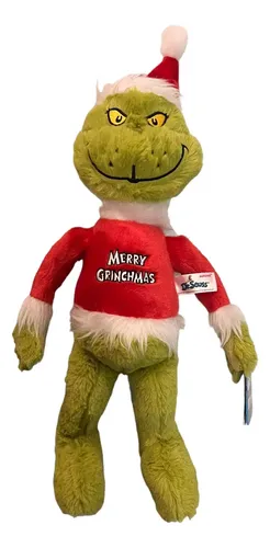 Peluche Grinch Dr Seuss Santa Merry Grinchmas Aurora 40cm | Envío gratis
