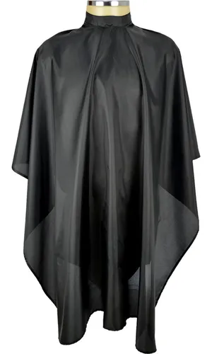 Kit 2 Capa De Corte Cabelo Nylon Preto Cabeleireiro, Barbearia Pentale ... Kit 2 Capa De Corte Cabelo Nylon Preto Cabeleireiro, Barbearia Pentale ...