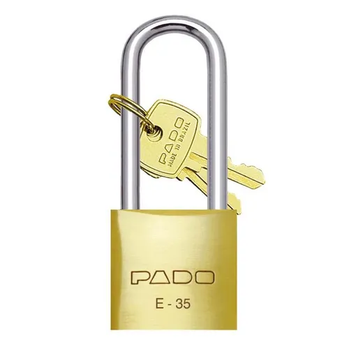 Candado Pado de latón con varilla larga E-35 x 50 mm | MercadoLibre Candado Pado de latón con varilla larga E-35 x 50 mm | MercadoLibre