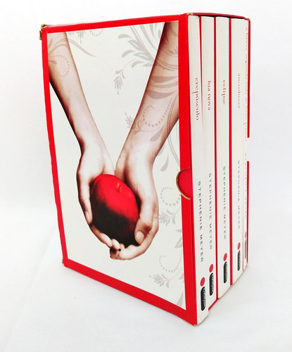 Coleção Crepúsculo 5 Volumes Capa Branca De Stephenie