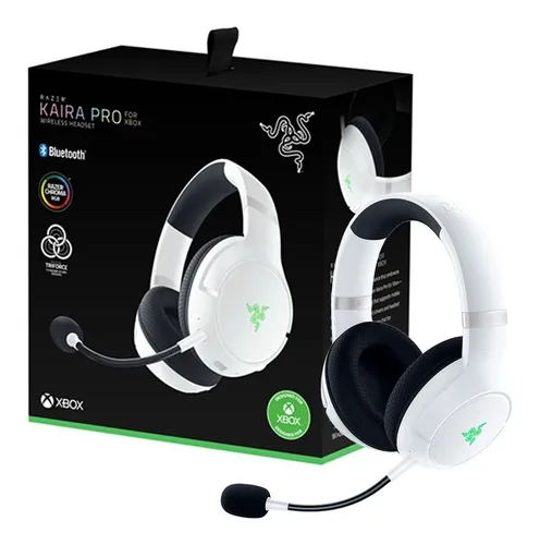 Headset Razer Kaira Pro Wireless Para Xbox White Razer Parcelamento