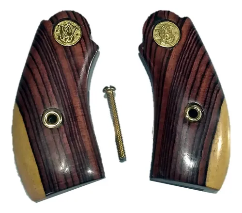 Cabo Revolver Smith & Wesson Cal.32 Long! Jacarandá | Frete grátis Cabo Revolver Smith & Wesson Cal.32 Long! Jacarandá | Frete grátis