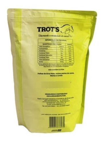 Erva Mate Terere Trots Menta E Limão 500g Sabor Mercadolivre