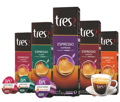 Kit 100 Capsulas Espressos + 3 Canecas Três Corações Frases à venda em ... Kit 100 Capsulas Espressos + 3 Canecas Três Corações Frases à venda em ...
