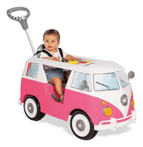 Carrinho Andador Pedal Passeio Kombina Kombi Combi Original | Frete grátis Carrinho Andador Pedal Passeio Kombina Kombi Combi Original | Frete grátis