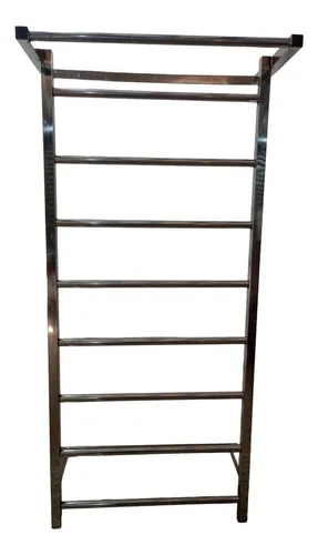 Espaldar Todo Em Aço Inox Com Barra Fixa Espaldar Todo Em Aço Inox Com Barra Fixa