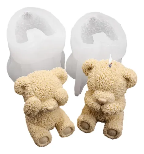 Gkq Molde De Oso 2 Piezas De Molde Silicona Con Forma Osito | MercadoLibre