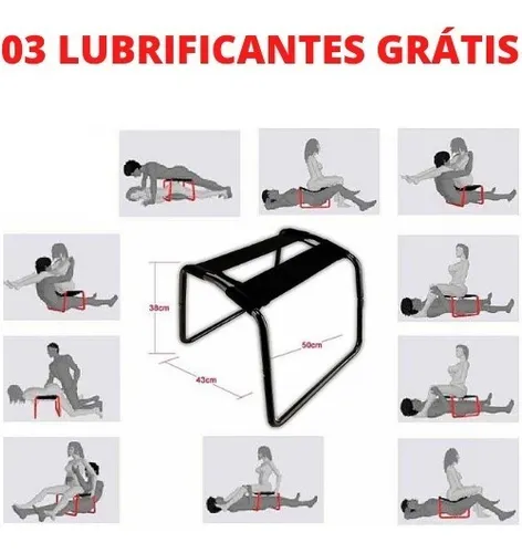 Cadeira Erótica Para Múltiplas Posições De Aço Sexshop 9148 Parcelamento Sem Juros