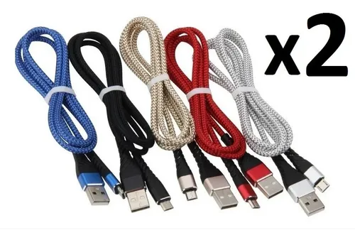 Cable Micro Usb Trenzado Tejido Cargador Datos Celular Table | MercadoLibre Cable Micro Usb Trenzado Tejido Cargador Datos Celular Table | MercadoLibre